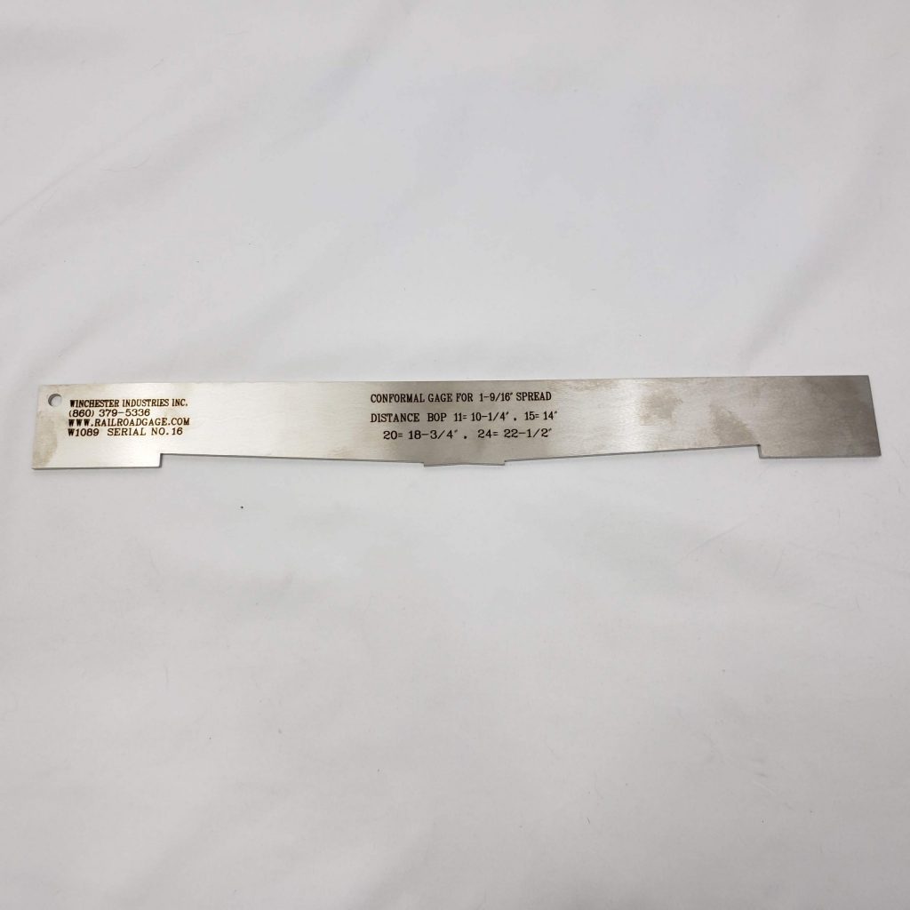 Railroad Tools and Solutions, Inc. | FROG CONFORMAL GAGE FOR 1 9/16 ...